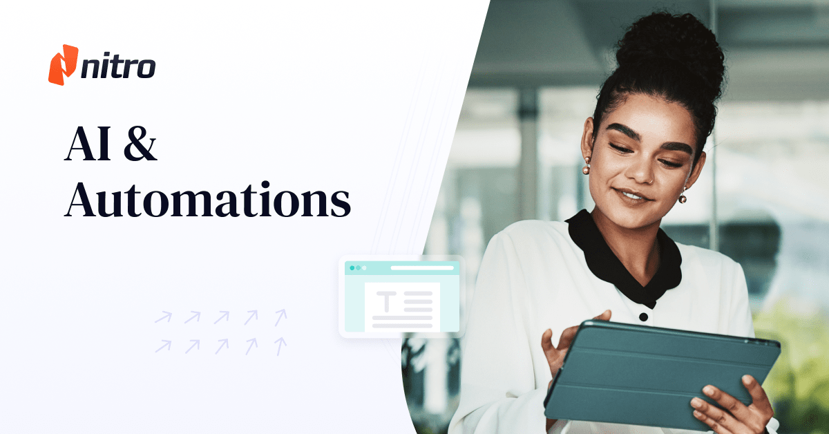 AI & Automation | Automate Your Workflows | Nitro Software